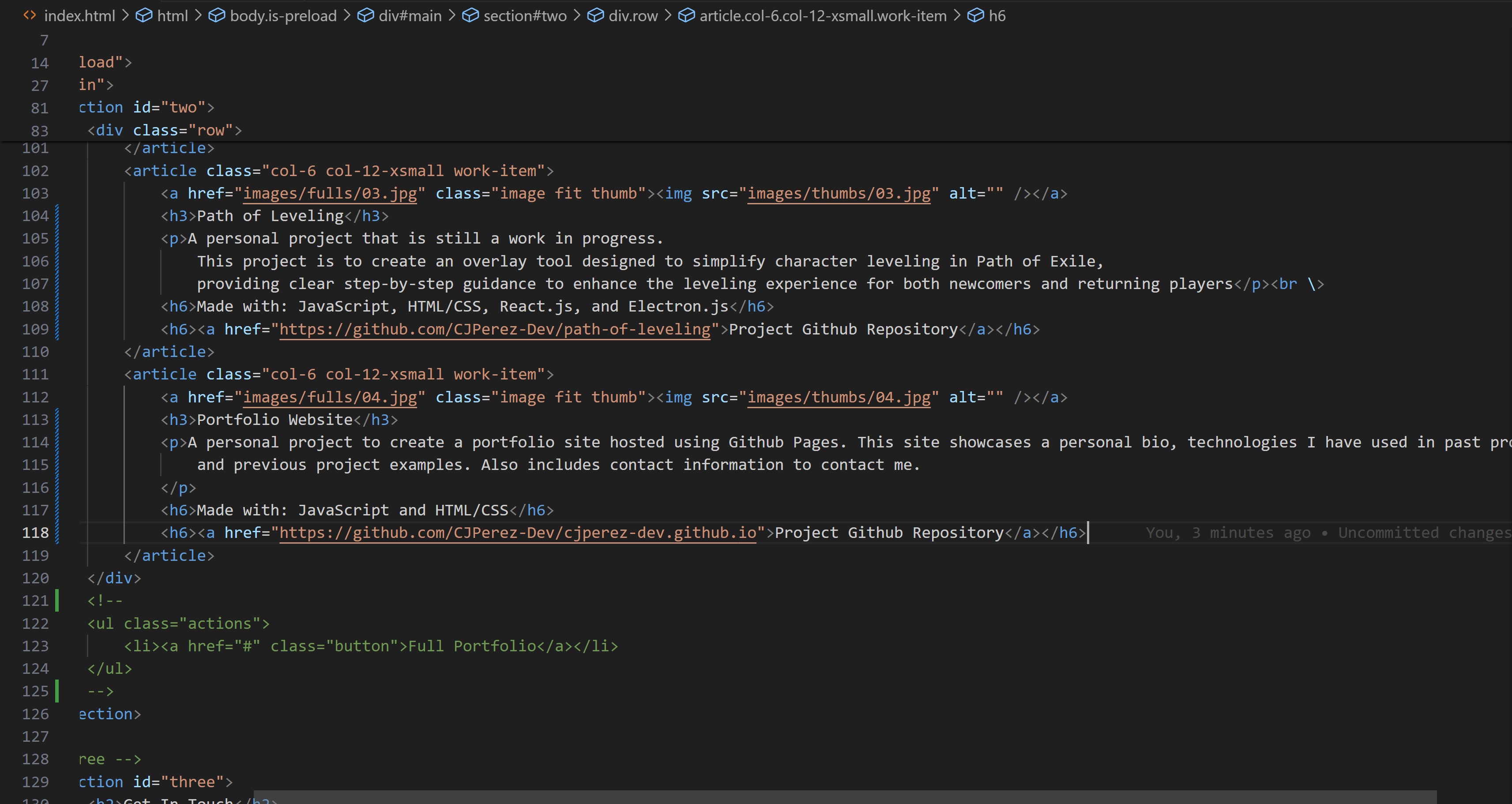 Chase Perez Portfolio